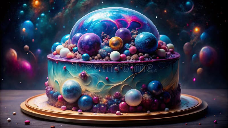 A Stunning Galaxy Cake Interstellar Gas Icing Creates a Vibrant Nebula ...