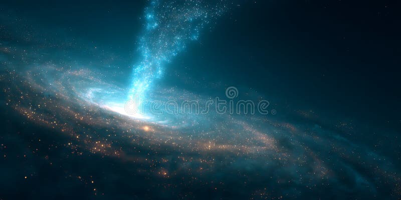 Stunning Galaxy Core Celestial Phenomenon in Deep Space Stock ...