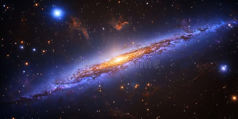 Stunning Galaxy Image Deep Space Nebula Background Stock Photo - Image ...