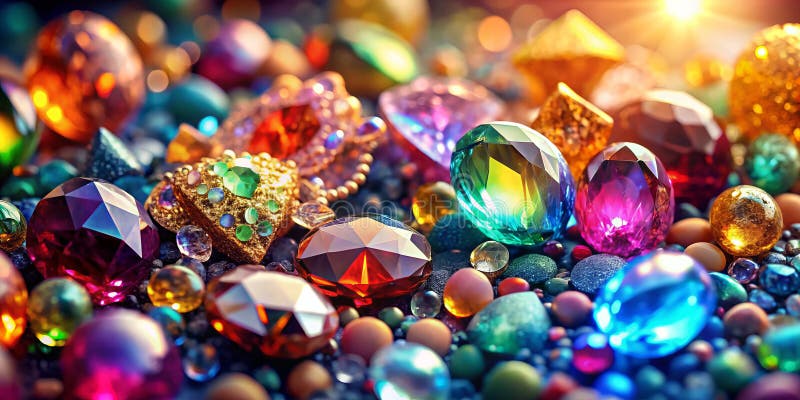 Stunning Gemstone Pattern Background a Sparkling Crystal Design for ...