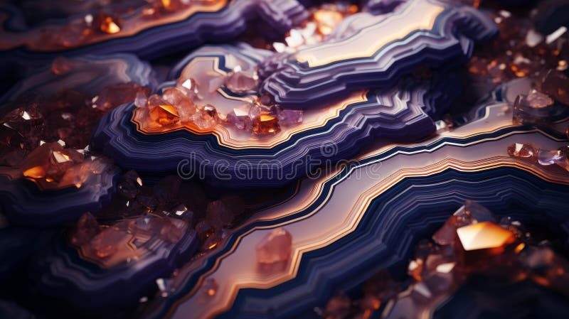 Stunning Geodeinspired Artwork with Intricate Textures, Ethereal ...