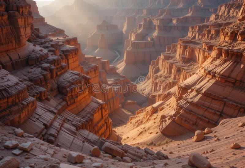 Stunning Geological Formations in a Mesmerizing Canyon Landscape at ...