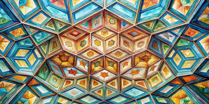 Stunning Geometric Ceiling Designs a Visual Exploration of Abstract ...