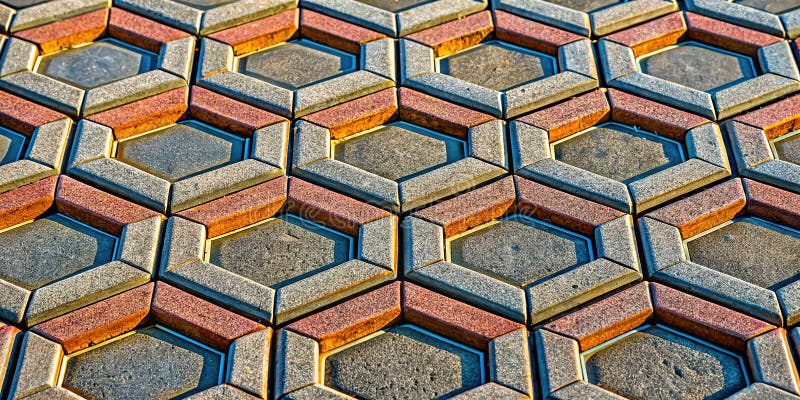 Stunning Geometric Hexagonal Concrete Pavers Create a Modern Driveway ...