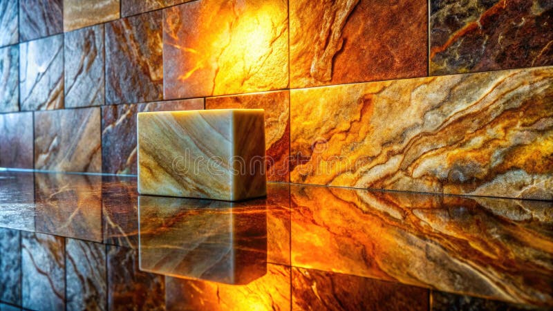 Stunning Geometric Marble Wall a Luxurious Modern Interior Design ...