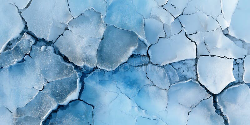 Stunning Glacial Ice Texture Blue Cracked Ice Background for Design ...