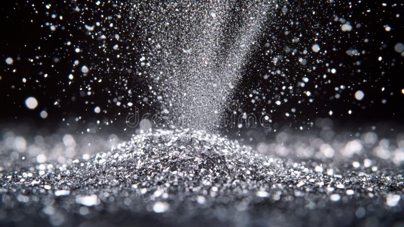 Stunning Glitter Explosion in Vibrant Colors Creating a Dazzling ...