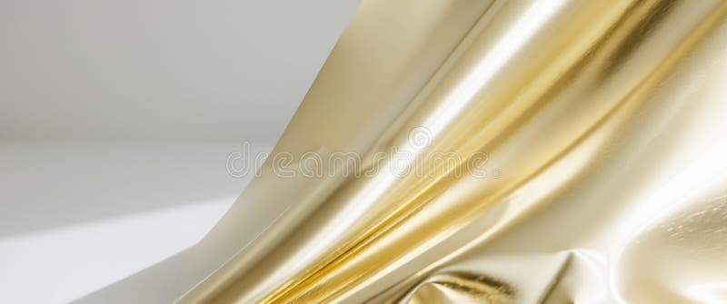 Stunning Glossy Gold Foil Sheet Texture Design Stock Photo - Image of ...