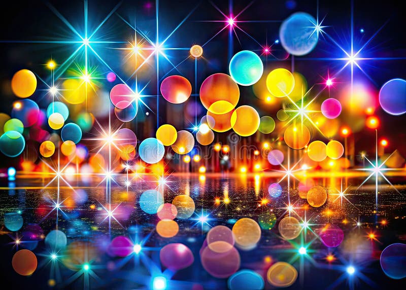 Stunning Glowing Bokeh Lights an Abstract Architectural Visualizer for ...