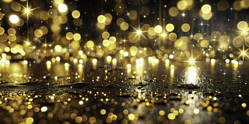 Stunning Gold and Black Architectural Abstract a Luxurious Visual Feast ...