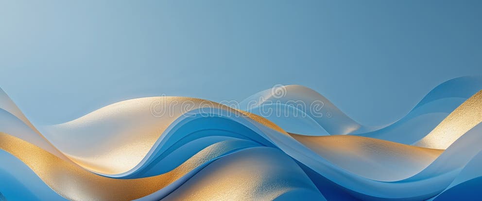 Stunning Gold and Blue Abstract Background Design , Blue Background ...