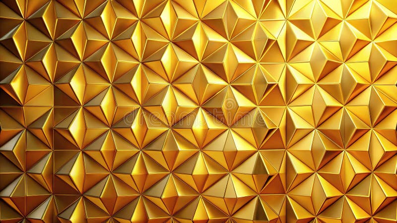 Stunning Gold Geometric Abstract Pattern Background Ideal for Contemporary Design Projects ...