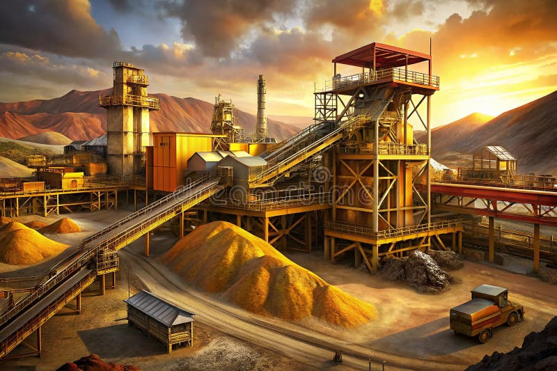 A Stunning Gold Ore Processing Plant Exploring the Industrial ...