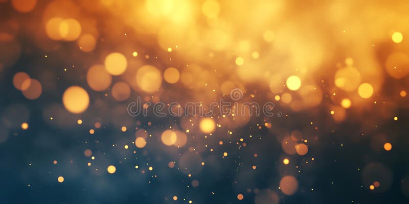 Stunning Golden Bokeh Background Perfect for Design Projects Stock ...