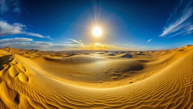 Stunning Golden Desert HDRI Panorama for Realistic 3D Environments an ...
