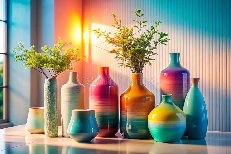 Stunning Gradient Ceramic Vases Adding a Touch of Modern Elegance To ...