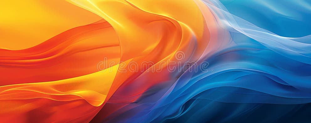 A Stunning Gradient Color Wave Pattern with Bold Transitions from ...