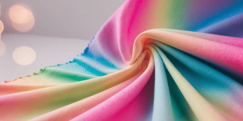 Stunning Gradient Fabric Texture - Vibrant Colors. Stock Illustration ...