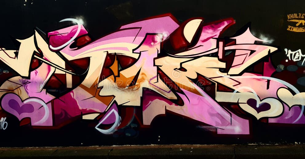 Stunning Graffiti this Work is Just Stunning Editorial Image - Image of ...
