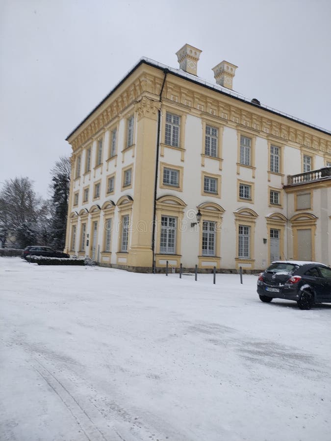 Stunning Great Palaces in Germany during Freezing Winter Stock Image ...