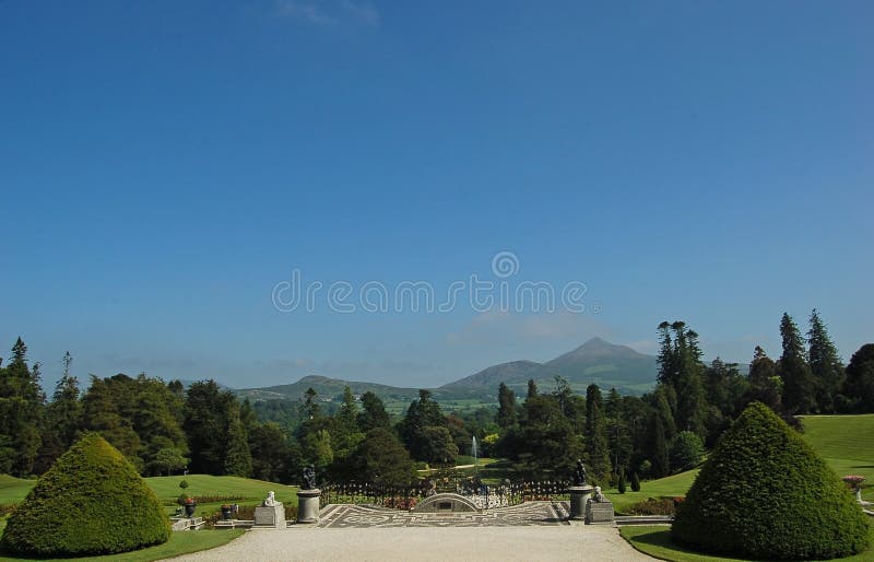 Stunning green garden view stock image. Image of beautiful - 10224517