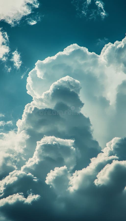 Stunning Ground Level View of a Dramatic Cloudy Sky, Showcasing ...