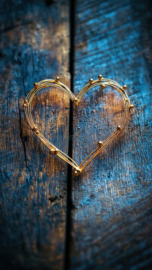 Stunning Heart Shaped Glimmering with Elegance on a Soft Fabric ...