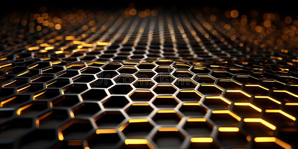 Stunning Hexagonal Pattern Abstract Background Texture Stock Illustration - Illustration of mesh ...