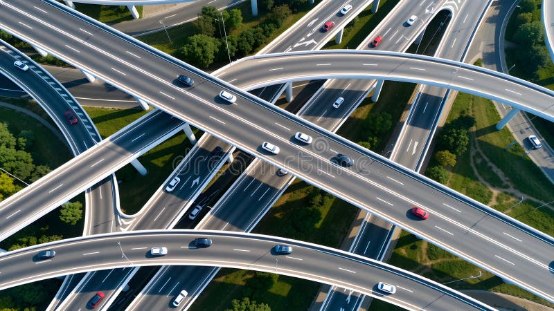 Multi Level Interchange Network Stock Illustrations – 184 Multi Level ...