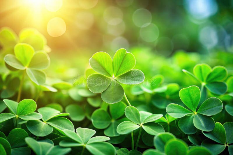 Premium FourLeaf Clover Photography a HighQuality Design Template for ...