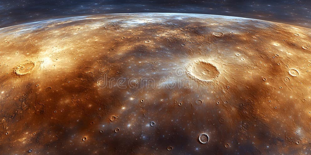 Stunning High Resolution Image of Mercury S Cratered Surface Detailed ...