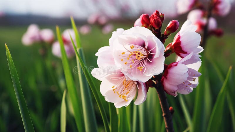 A Stunning, High-resolution Image of a Tung Blossom Flower in Full ...