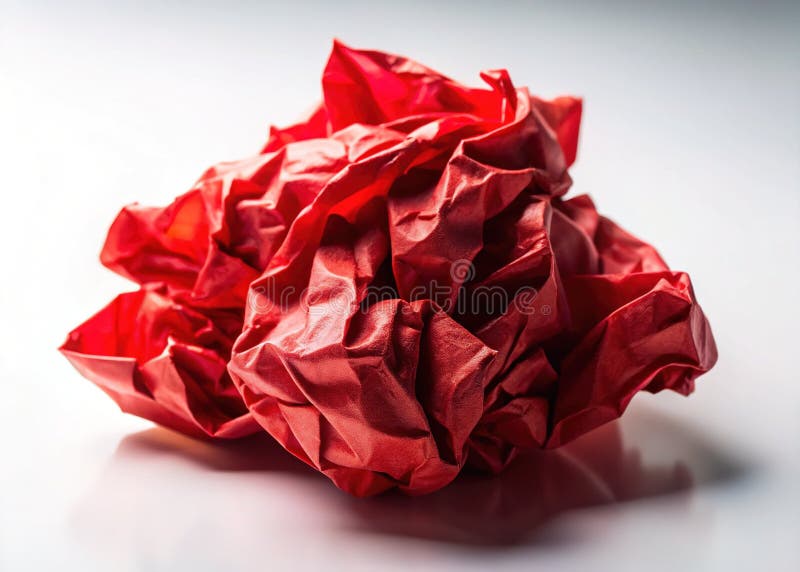 Stunning HighQuality Red Crumpled Paper Texture Background Image for ...