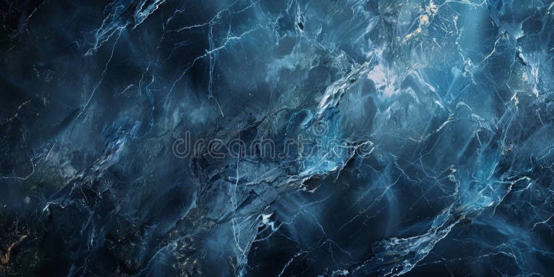 Abstract Dark Blue Marble Texture Background with Intricate Detail and ...
