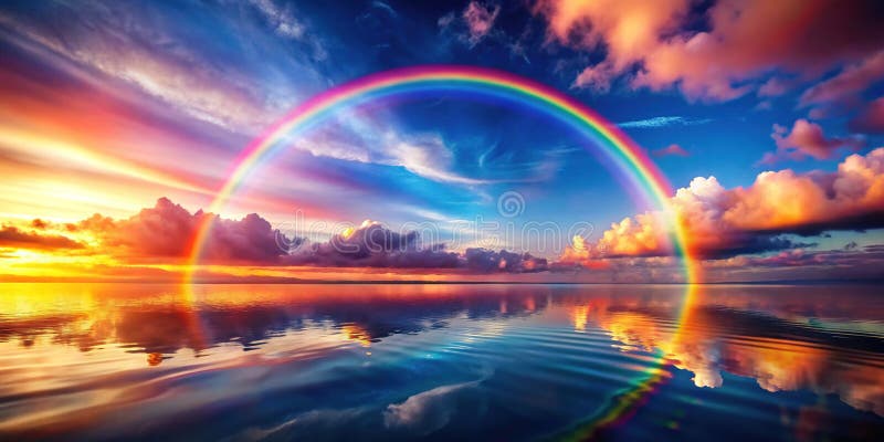 Stunning Horizontal Rainbow Bands 4K Ultra HD Seamless Loop Video ...