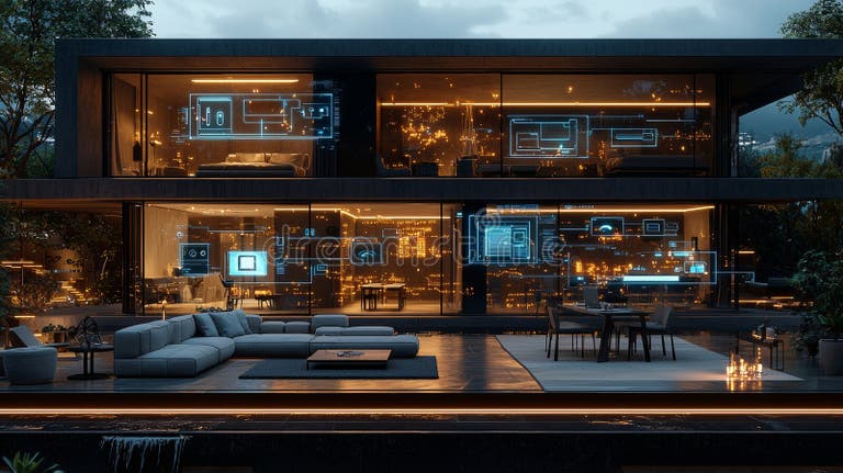 Innovative House Design Showcasing Abundant Windows Blending Interior ...