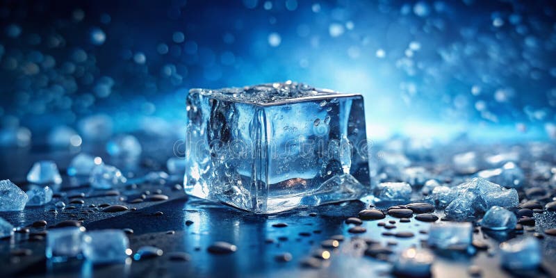 Stunning Ice Cube and Crystal Formation a Visual Representation of ...