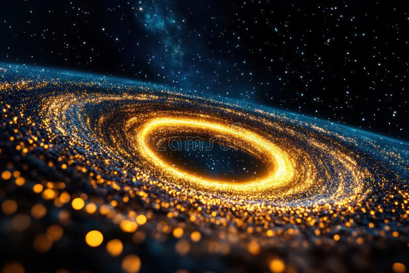 Sci-Fi Warp Drive: Futuristic Illustration of High-Speed Space Travel ...