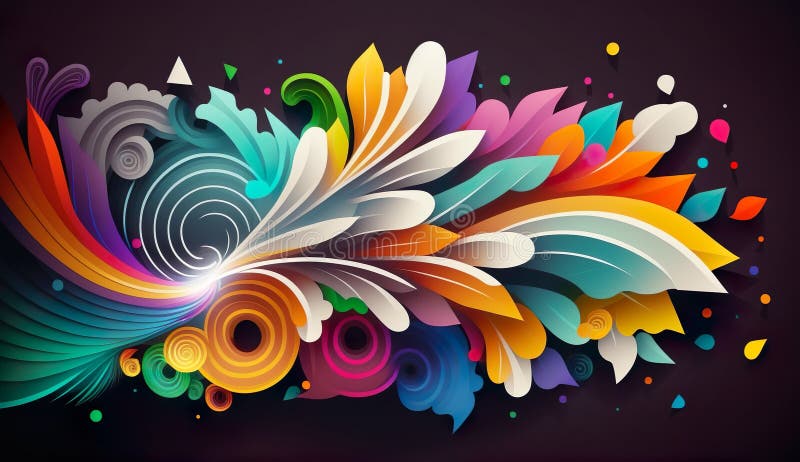 Attractive and Beautiful Abstract Background Image AI-Generated ...
