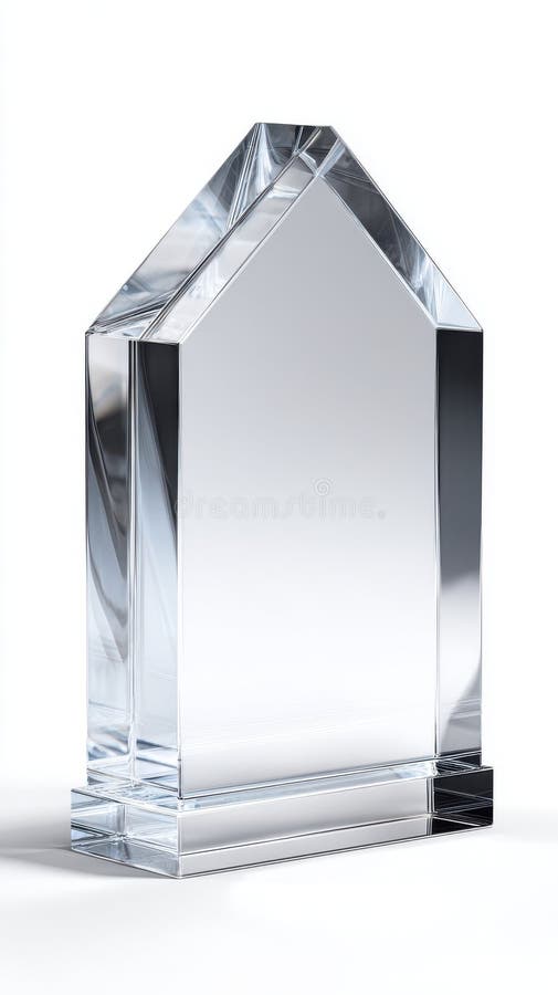 Blank Arrow Shape Glass Trophy Mockup Stock Illustrations – 12 Blank Arrow Shape Glass Trophy ...