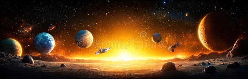 Exploring the Cosmos: Telescopes, Planets, Moons, and Spacecraft in ...