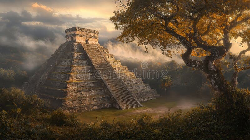 Exploring the Majestic Wonders of the World: a Grand Tree by an Ancient ...