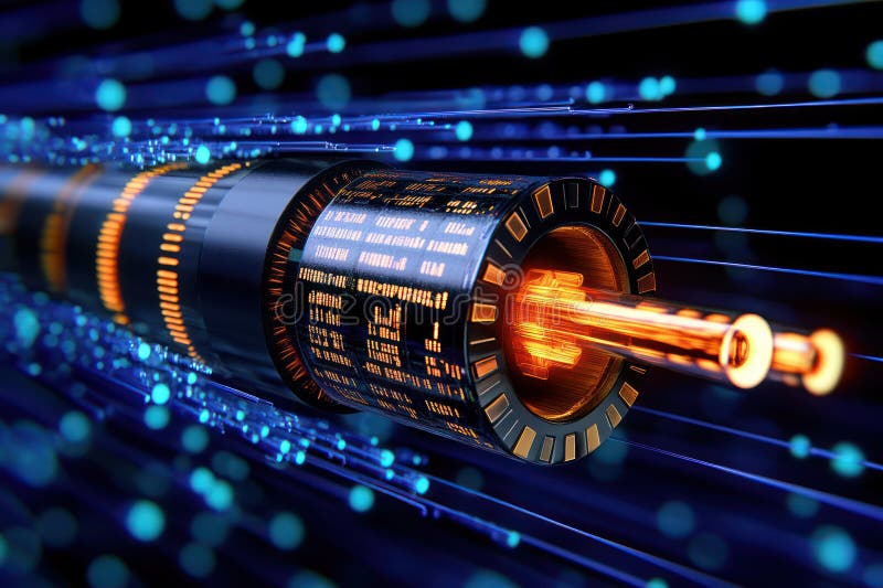 High-Speed Fiber Connections in a Modern Tech Hub: a Close-Up View of ...