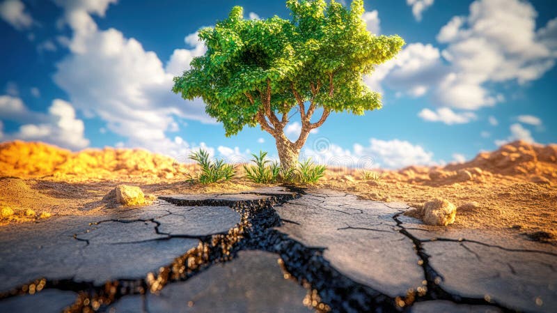 From Barren To Lush: Climate Change Mitigation Efforts Transform ...