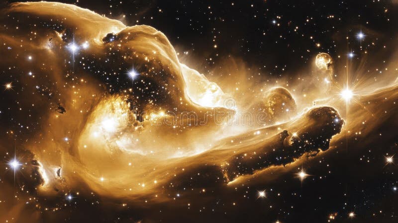 A Stunning Image of a Cosmic Nebula, Showcasing Star Formation and ...