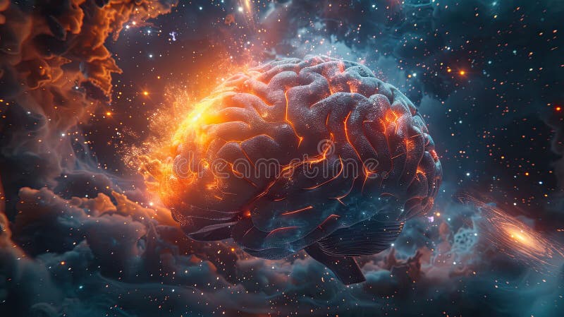 Vibrant Cosmic Brain: a Neural Network and AI Concept Loop with Nebula ...