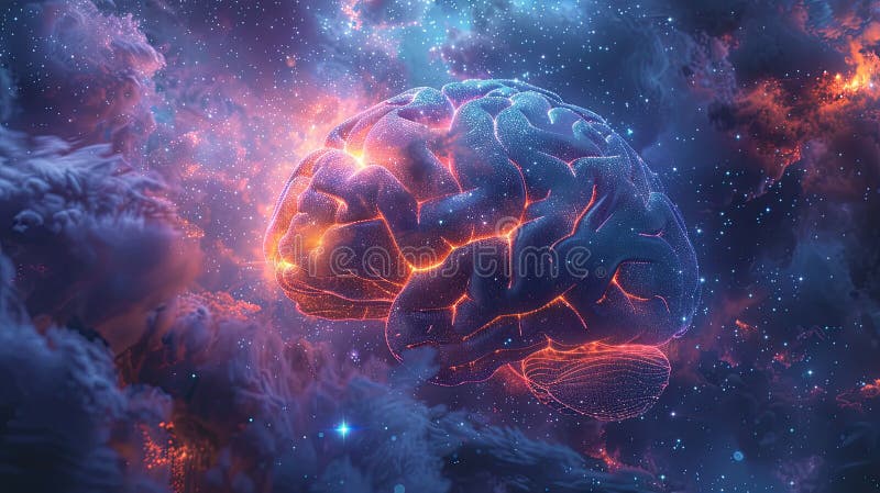 Vibrant Cosmic Brain: a Neural Network and AI Concept Loop with Nebula ...
