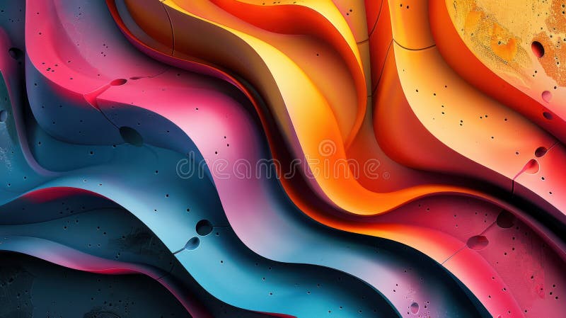 Dynamic Geometric Abstraction: Colorful and Bold Design Stock ...