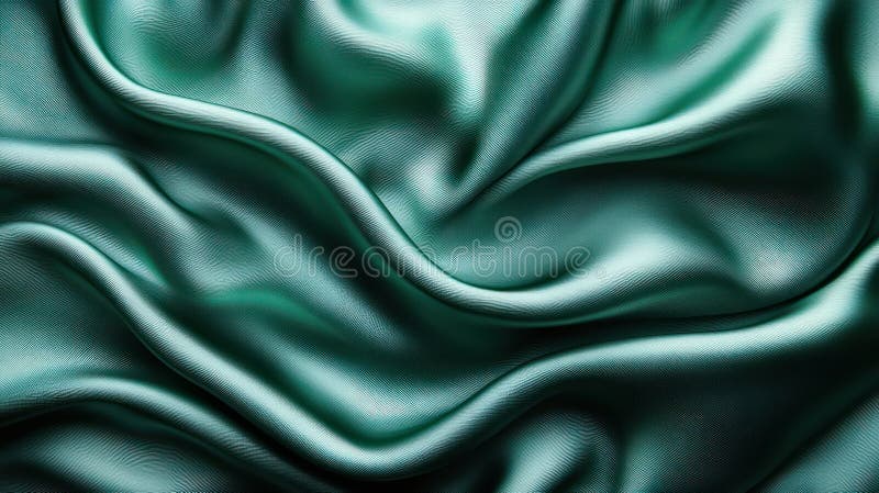 Luxurious Dark Green Leather Satin Silk Fabric Texture Abstract ...