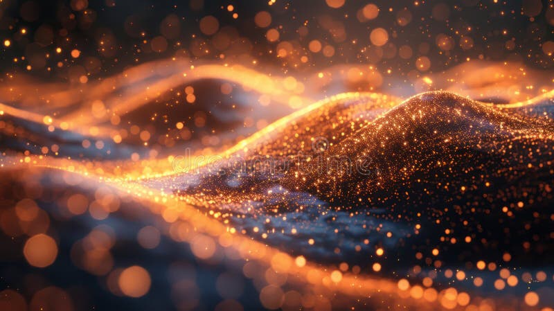 Radiant Audio Wave: Vibrant Particles of Sound and Music Visualization ...